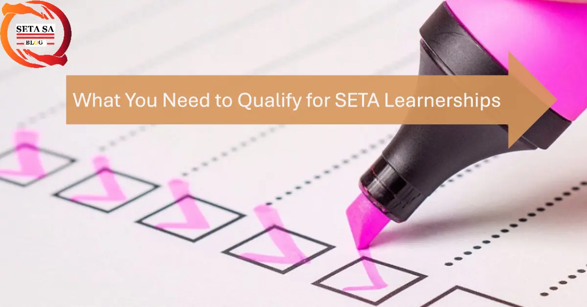 The Hidden Checklist: How to Finally Qualify for SETA Learnerships (And ...