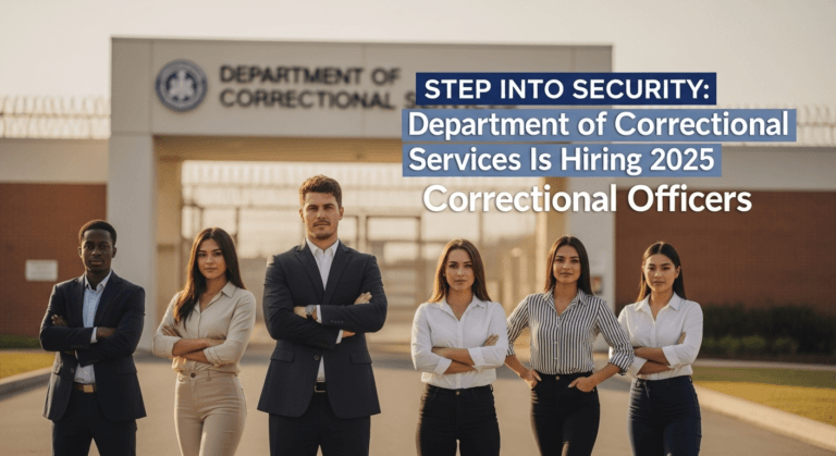Step Into Security: Department of Correctional Services Is Hiring 2025 ...