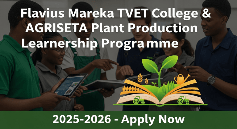 Flavius Mareka TVET College & AGRISETA Plant Production Learnership ...
