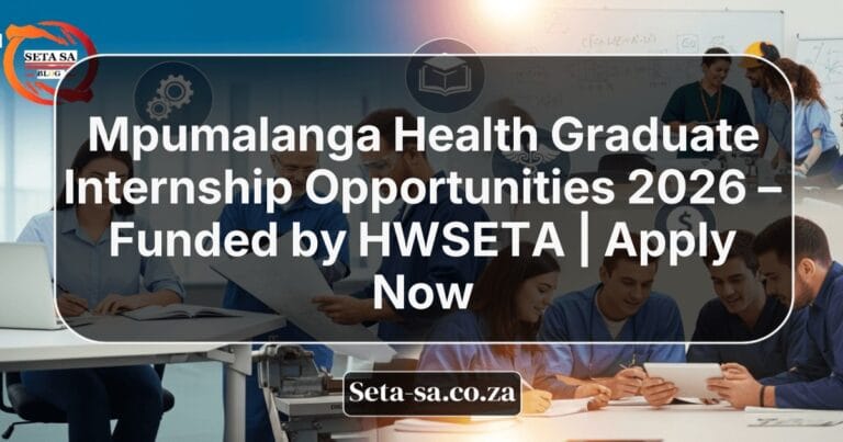 Mpumalanga Health Graduate Internship Opportunities 2026 – Funded by ...