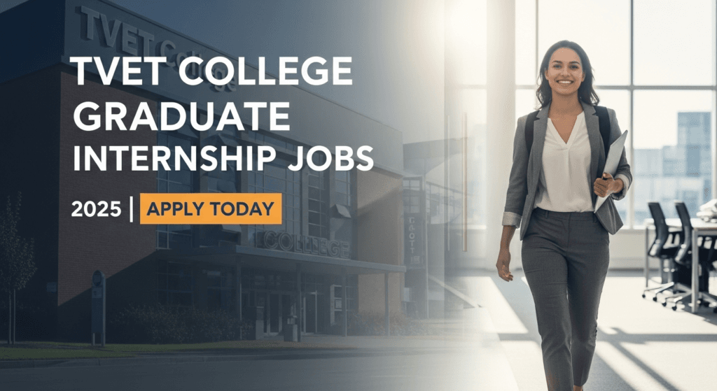 TVET College Graduate Internship Jobs 2025 | Apply Today - SETA SA