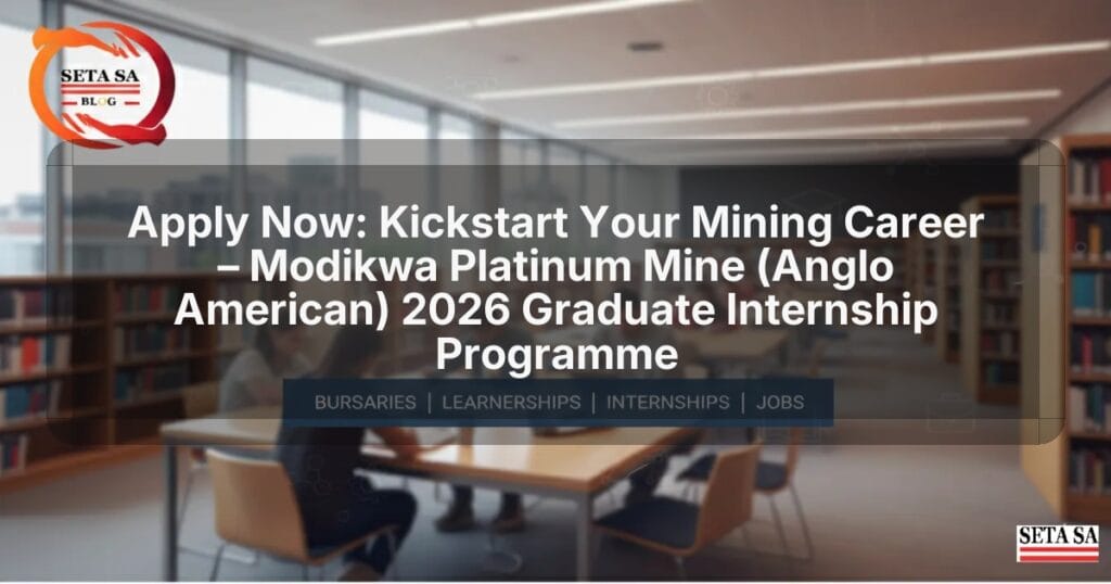 Apply Now: Kickstart Your Mining Career – Modikwa Platinum Mine (Anglo ...