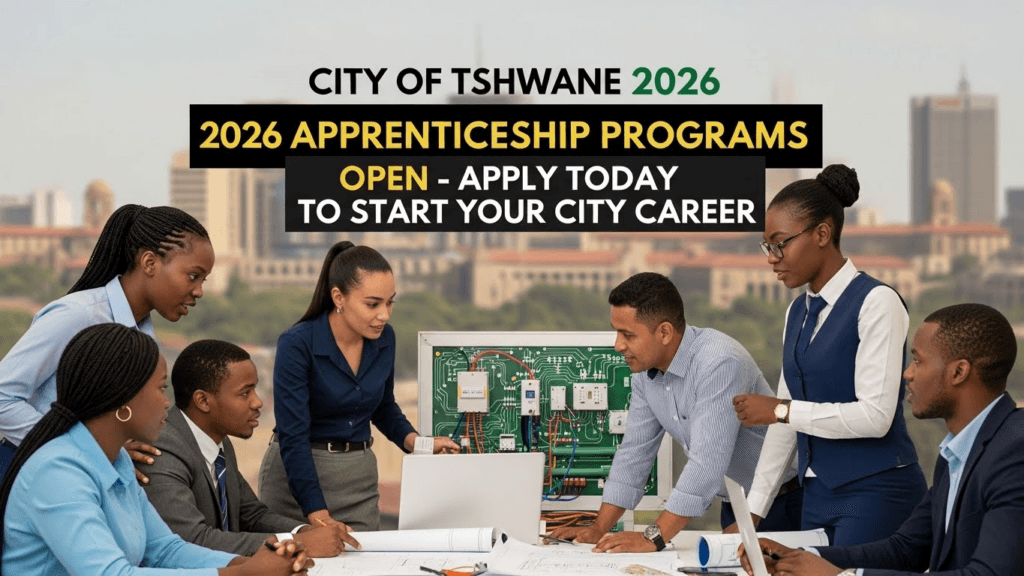 City of Tshwane 2026 Apprenticeship Programs Open – Apply Today to ...