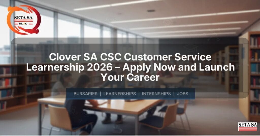 Clover SA CSC Customer Service Learnership 2026 – Apply Now and Launch ...