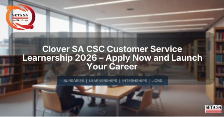 Clover SA CSC Customer Service Learnership 2026 – Apply Now and Launch ...