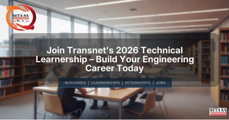 Join Transnet’s 2026 Technical Learnership – Build Your Engineering ...
